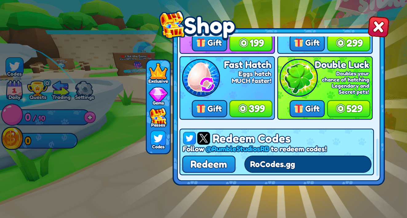 Bubble Gum Simulator INFINITY Codes (December 2025) - RoCodes